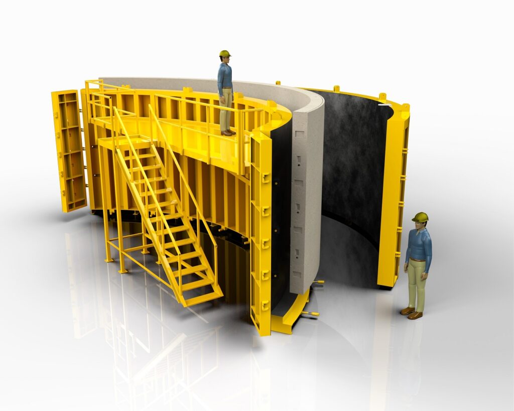 Moulds for Precast Concrete Tunnels | KF Moulding